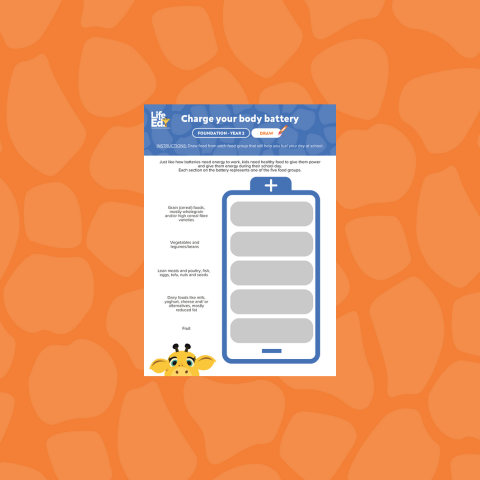 How to charge your body battery - Life Ed Australia